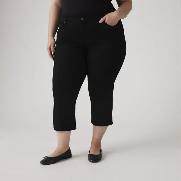 LEVI'S 311 Shaping Skinny Capri Jeans - Soft Black