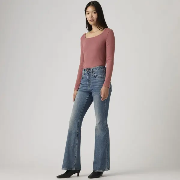 LEVI'S 726 High-rise Flare Jeans - Face Right