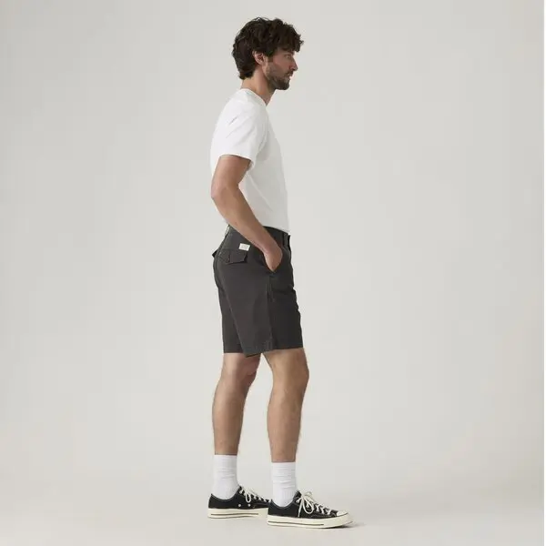 LEVI'S Xx Chino Authentic Relaxed Lightweight Twill 8" Shorts - Dark Phantom