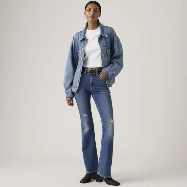 LEVI'S 726 High-rise Flare Jeans - Post Crush
