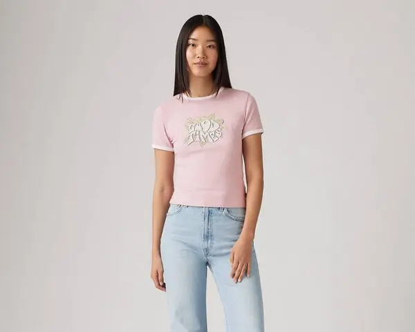 LEVI'S Graphic Rickie Ringer T-shirt