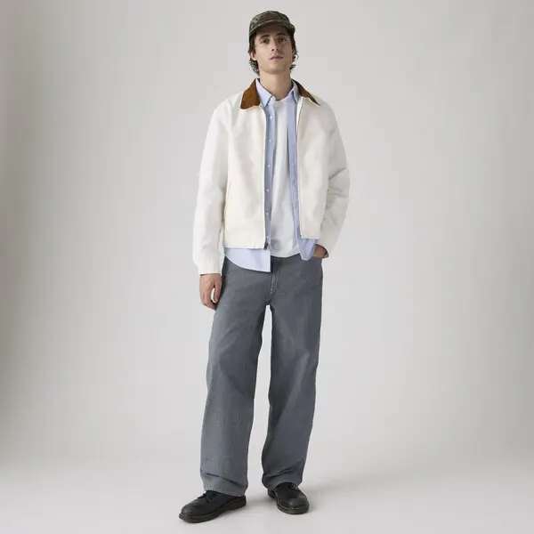 LEVI'S 578 Baggy Jeans - Aged Indigo Pin Check