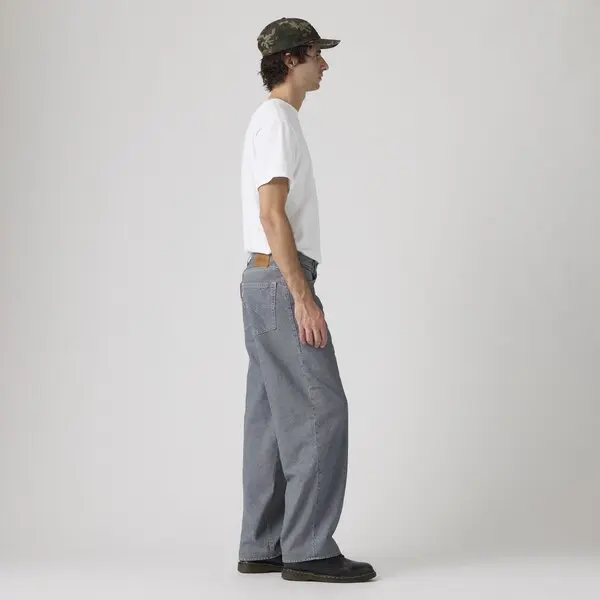 LEVI'S 578 Baggy Jeans - Aged Indigo Pin Check
