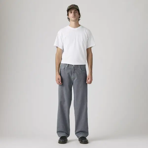 LEVI'S 578 Baggy Jeans - Aged Indigo Pin Check