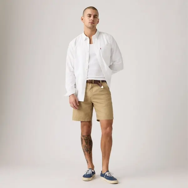 LEVI'S Xx Chino Authentic Relaxed Fit Lightweight Twill Shorts - Harvest Gold
