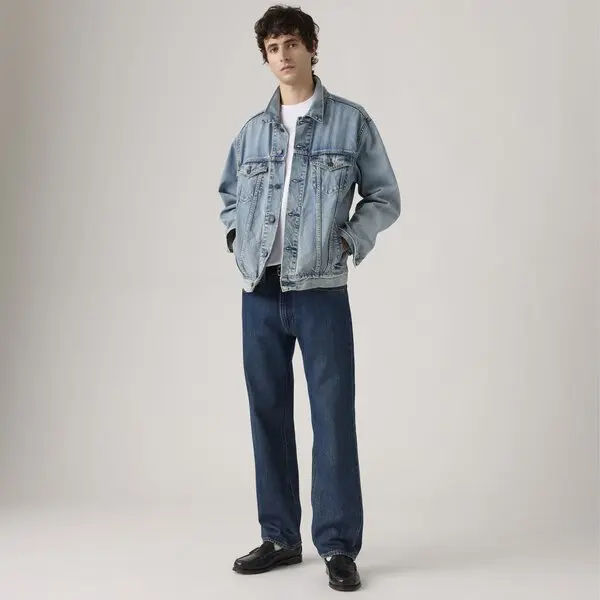 LEVI'S 555 Relaxed Straight Jeans - Check The Score