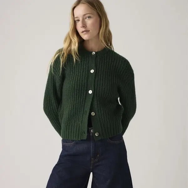 LEVI'S Luna Shell Button Relaxed Cardigan