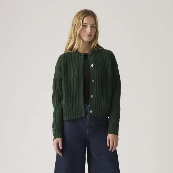 LEVI'S Luna Shell Button Relaxed Cardigan