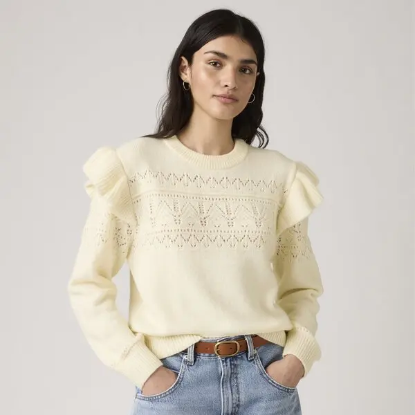 LEVI'S Shane Flutter Sleeve Sweater