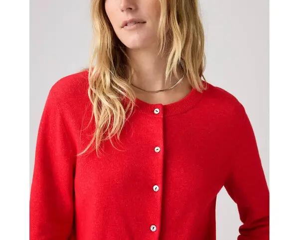 LEVI'S Supersoft Crewneck Cardigan
