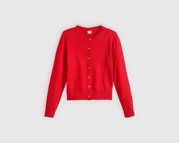 LEVI'S Supersoft Crewneck Cardigan
