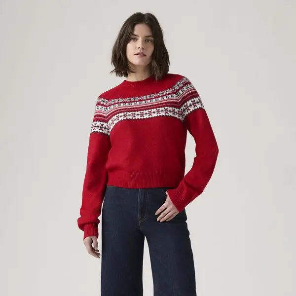 LEVI'S Lou Fairisle Crew Sweater