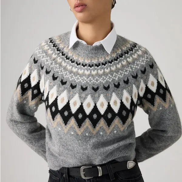 LEVI'S Lou Fairisle Crew Sweater