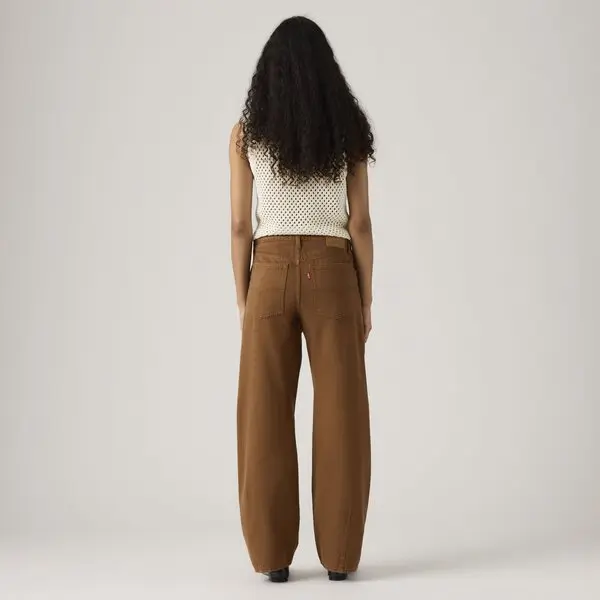 LEVI'S Baggy Dad Barrel Jeans - Washed Bison
