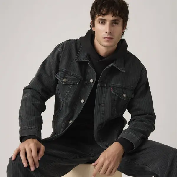 LEVI'S Relaxed Fit Trucker Jacket - Onyx Badge