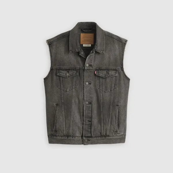 LEVI'S Relaxed Fit Trucker Jacket Vest