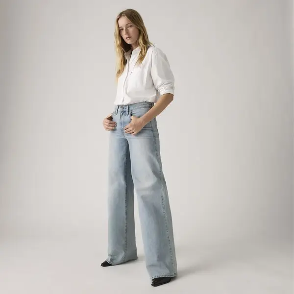 LEVI'S 728 High-rise Wide-leg Jeans - Headwinds Ahead