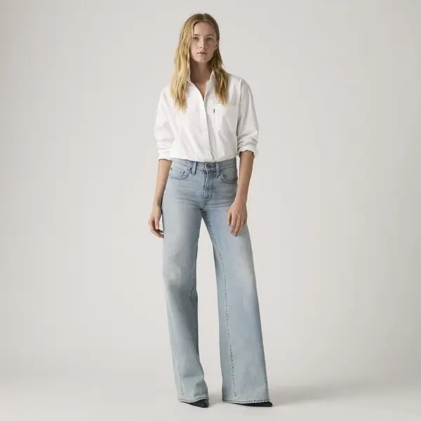 LEVI'S 728 High-rise Wide-leg Jeans - Headwinds Ahead
