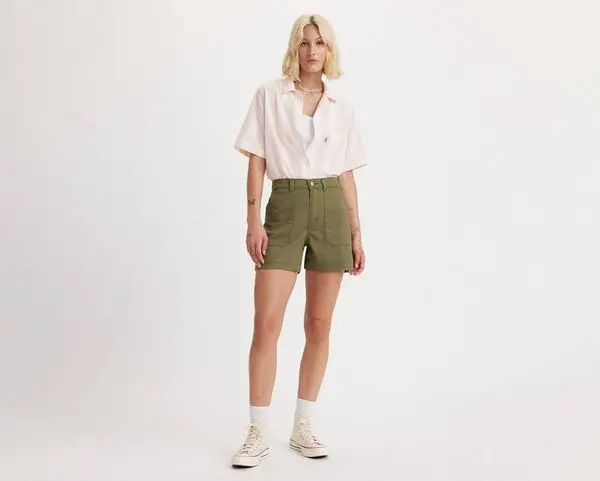 LEVI'S Utility Shorts - Olive Night