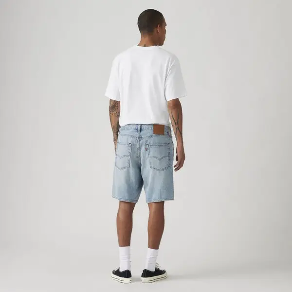 LEVI'S 468 Stay Loose 9" Linen+ Denim Shorts