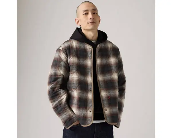 LEVI'S Lodi Reversible Liner Jacket - Fungi
