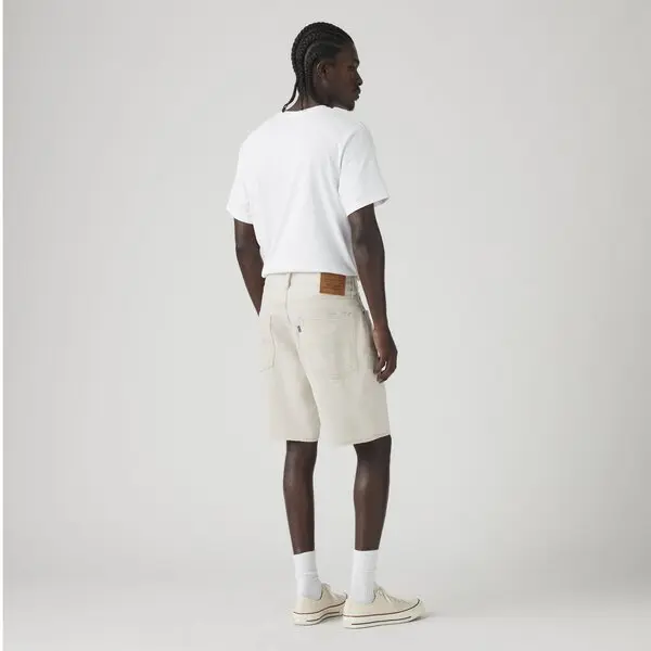 LEVI'S 468 Loose Fit 9" Linen+ Denim Shorts