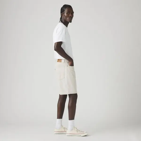 LEVI'S 468 Loose Fit 9" Linen+ Denim Shorts