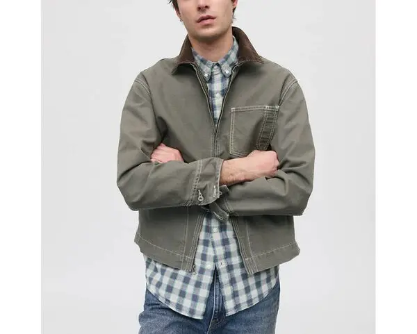 LEVI'S Full-zip Mechanic Trucker Jacket - Oregano
