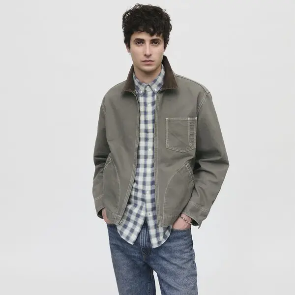 LEVI'S Full-zip Mechanic Trucker Jacket - Oregano