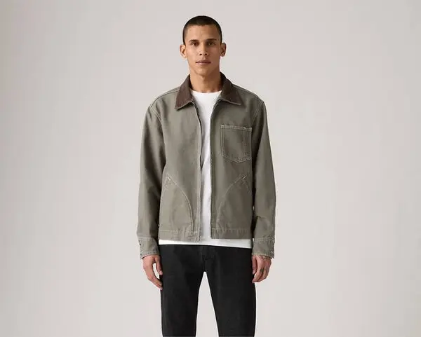 LEVI'S Full-zip Mechanic Trucker Jacket - Oregano