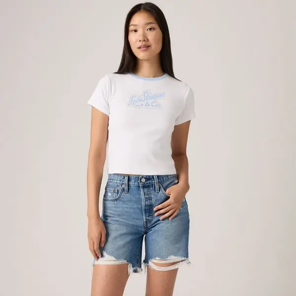 LEVI'S Graphic Essential Sporty Tee T-shirt - White
