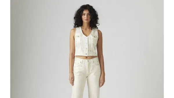 LEVI'S Coated Bella Denim Corset Top