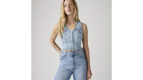 LEVI'S Bella Denim Corset Top - I Will