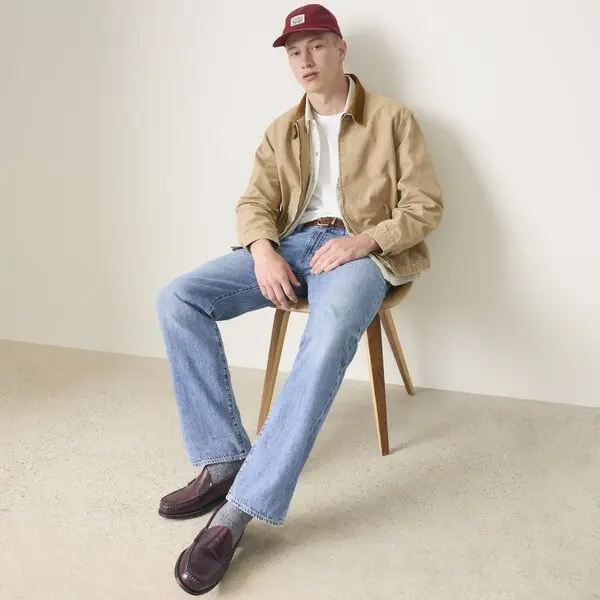 LEVI'S 555 Relaxed Straight Linen+ Denim Jeans - Timeless Blues