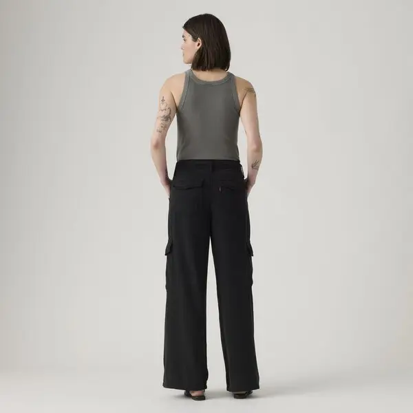 LEVI'S Baggy Dad Cargo Tencel Pants - Caviar