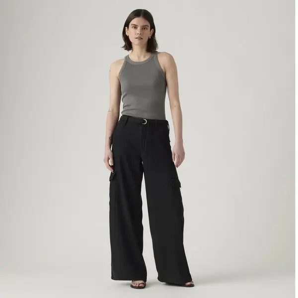 LEVI'S Baggy Dad Cargo Tencel Pants - Caviar