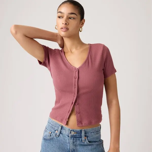 LEVI'S Muse Short-sleeve Tee T-shirt - Crushed Berry