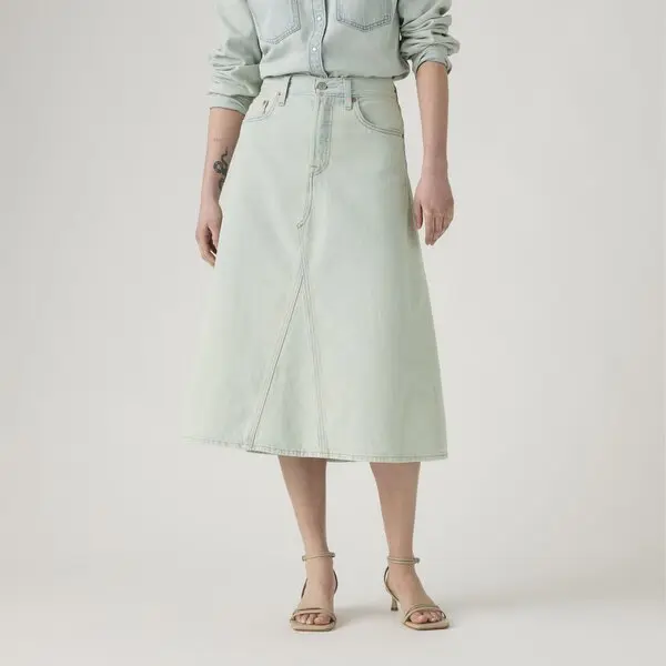 LEVI'S High-rise A-line Midi Decon Skirt - That's It