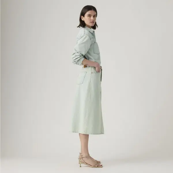 LEVI'S High-rise A-line Midi Decon Skirt - That's It