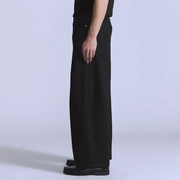 LEVI'S Wide Leg Pleated Jeans - Darkstar