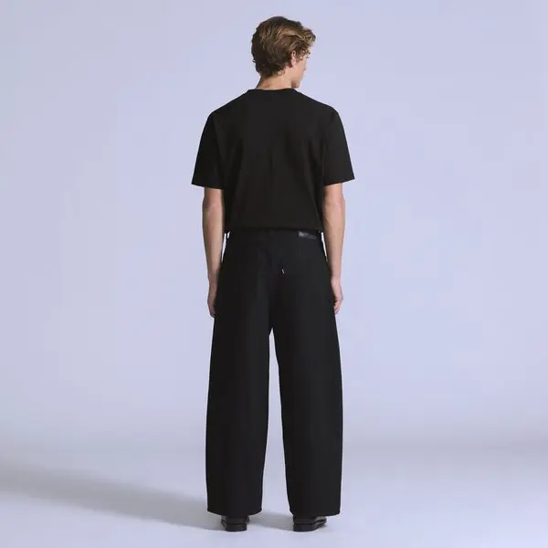 LEVI'S Wide Leg Pleated Jeans - Darkstar