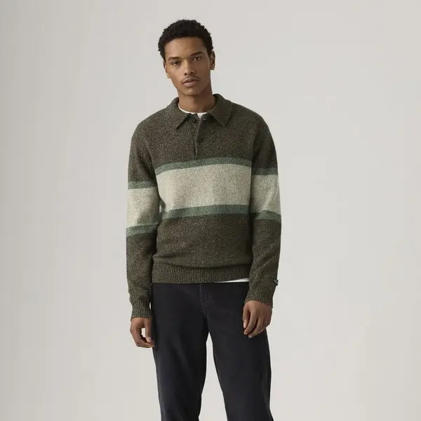 LEVI'S Redwood Rugby Sweater