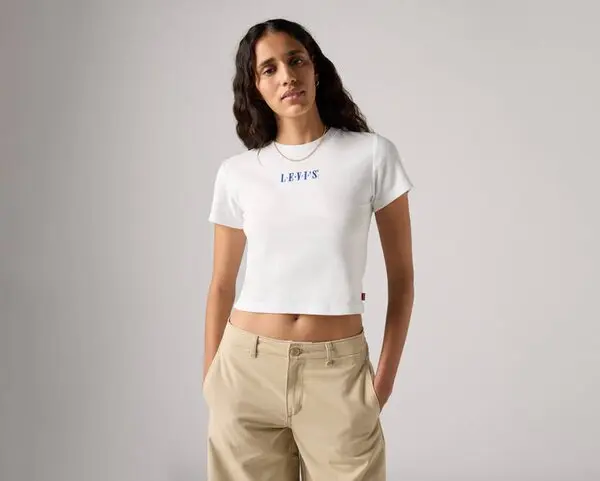 LEVI'S Graphic Essential Sporty T-shirt - Bright White