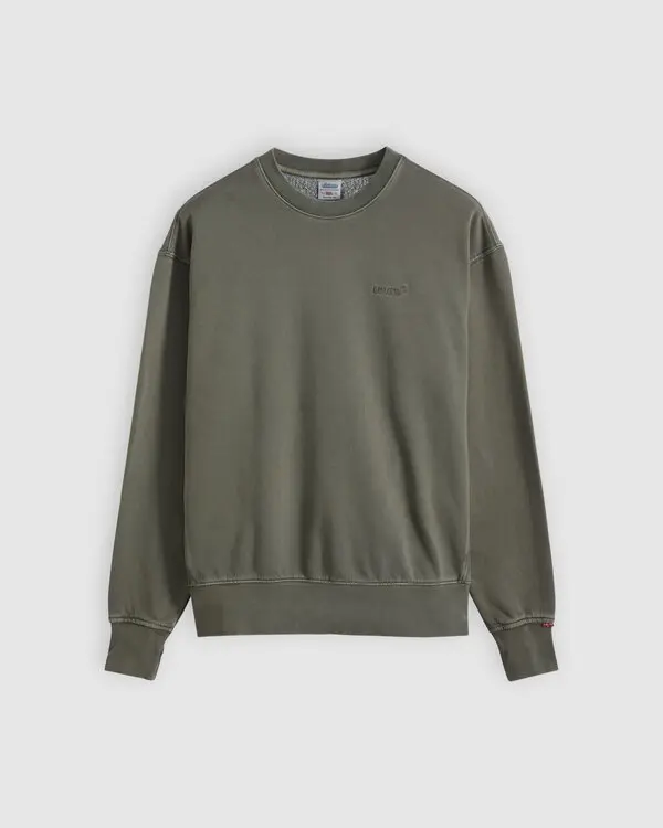 LEVI'S Authentic Crewneck Garment Dye Sweatshirt - Garment Dye Kambaba