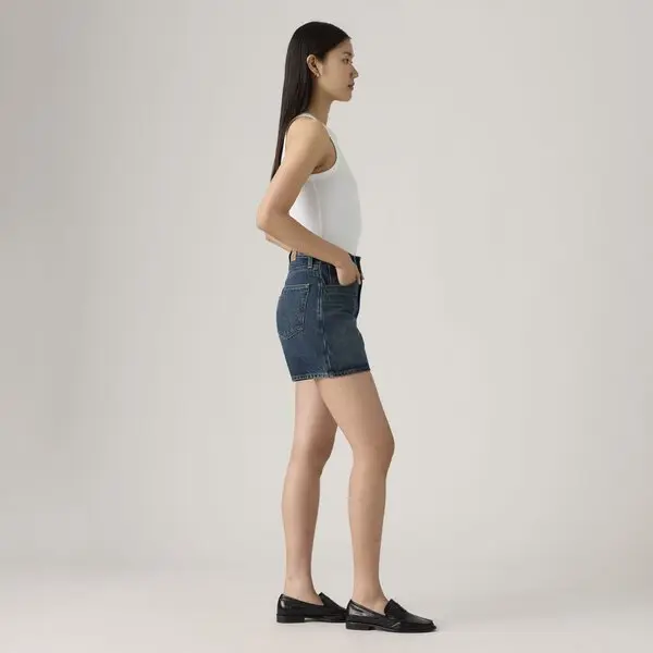 LEVI'S Cinch Mid-thigh Denim Shorts