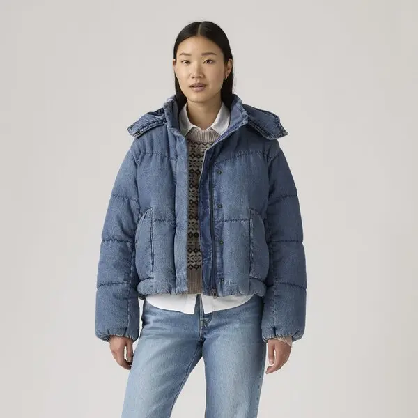 LEVI'S Western Bubble Shortie Puffer Jacket
