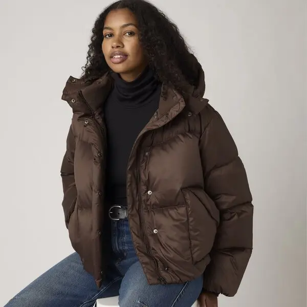 LEVI'S Western Bubble Shortie Puffer Jacket - Bracken