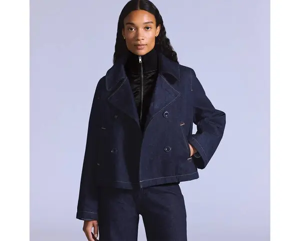 LEVI'S Mariner Peacoat - Nep Rinse