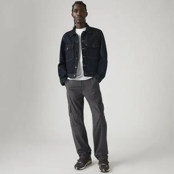 LEVI'S 568 Loose Straight Cargo Twill Pants - Dark Phantom