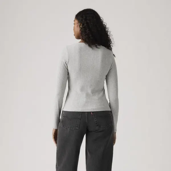 LEVI'S Dry Goods Supersoft Long-sleeve Tee - Medium Heather Gray